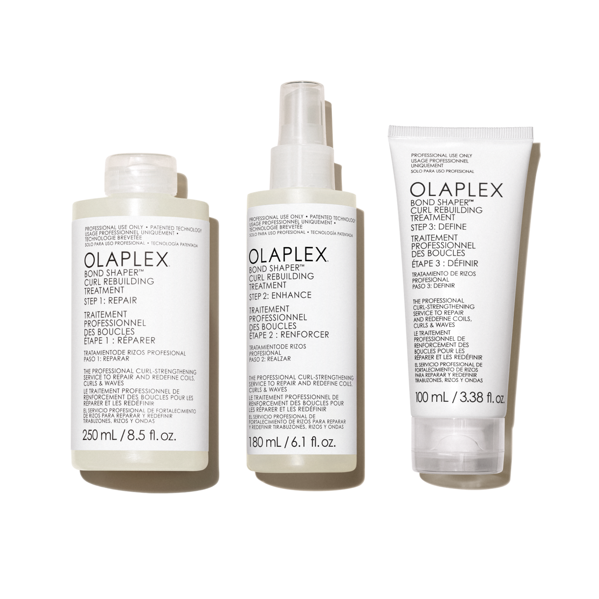 Pro Exclusive: Bond Shaper™ Curl Rebuilding Treatment – OLAPLEX Inc.