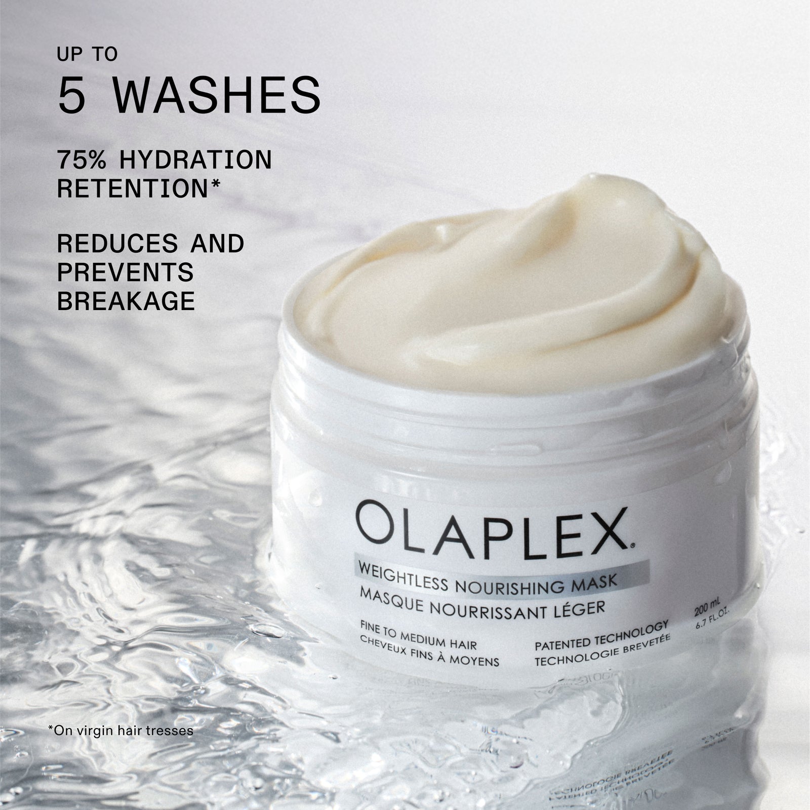 Weightless Nourishing Mask: Volumizing, Hydrating Hair Mask for Fine ...